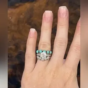 Jewelry | Kingman Turquoise 5 Stone Stacker Ring | Poshmark